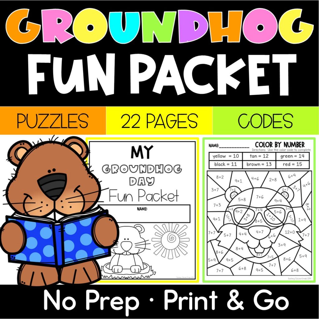 Groundhog Day Worksheets – Fun Busy Packet