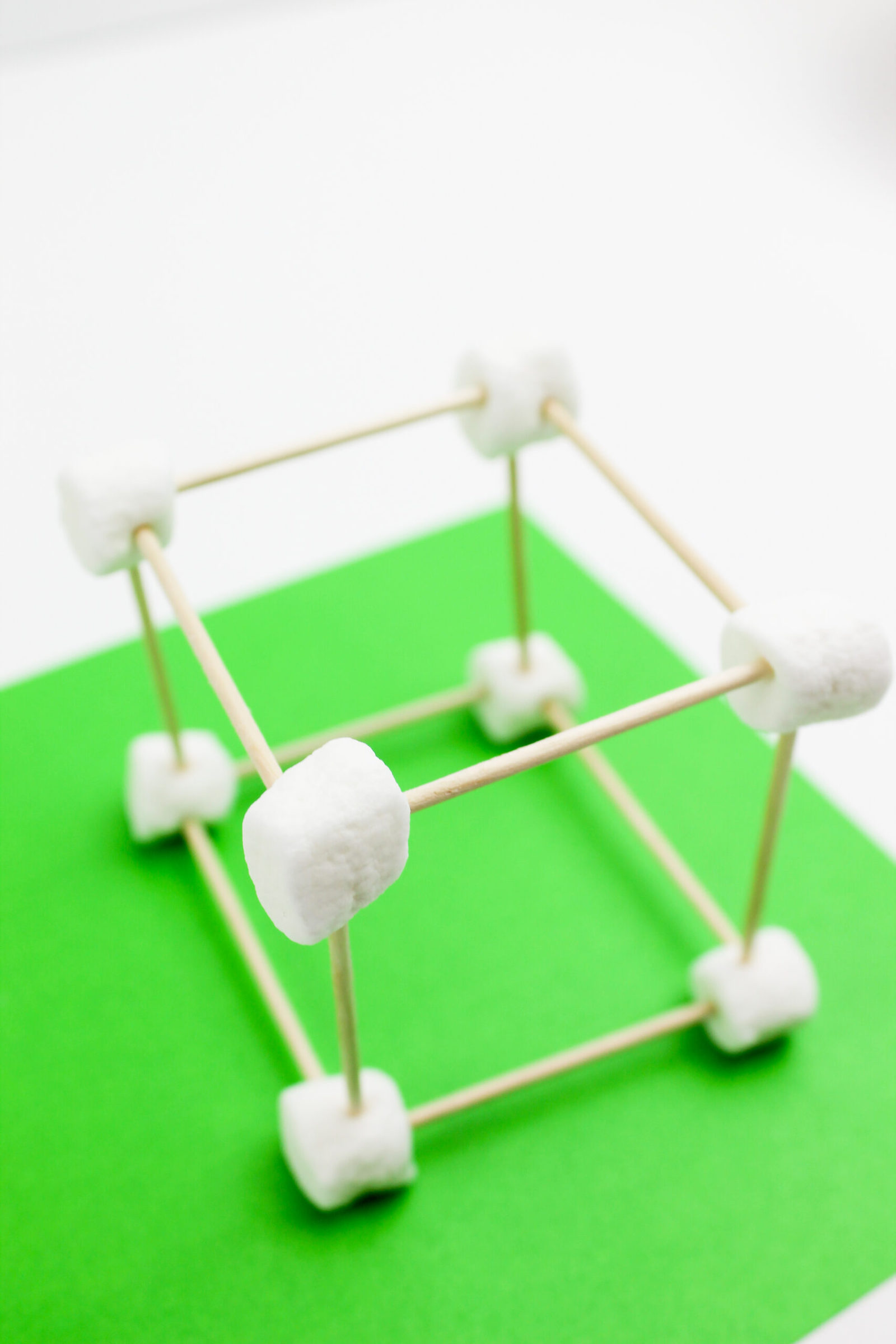 Marshmallow STEM Activities - Build a Cube - Teaching Ideas Made Easy
