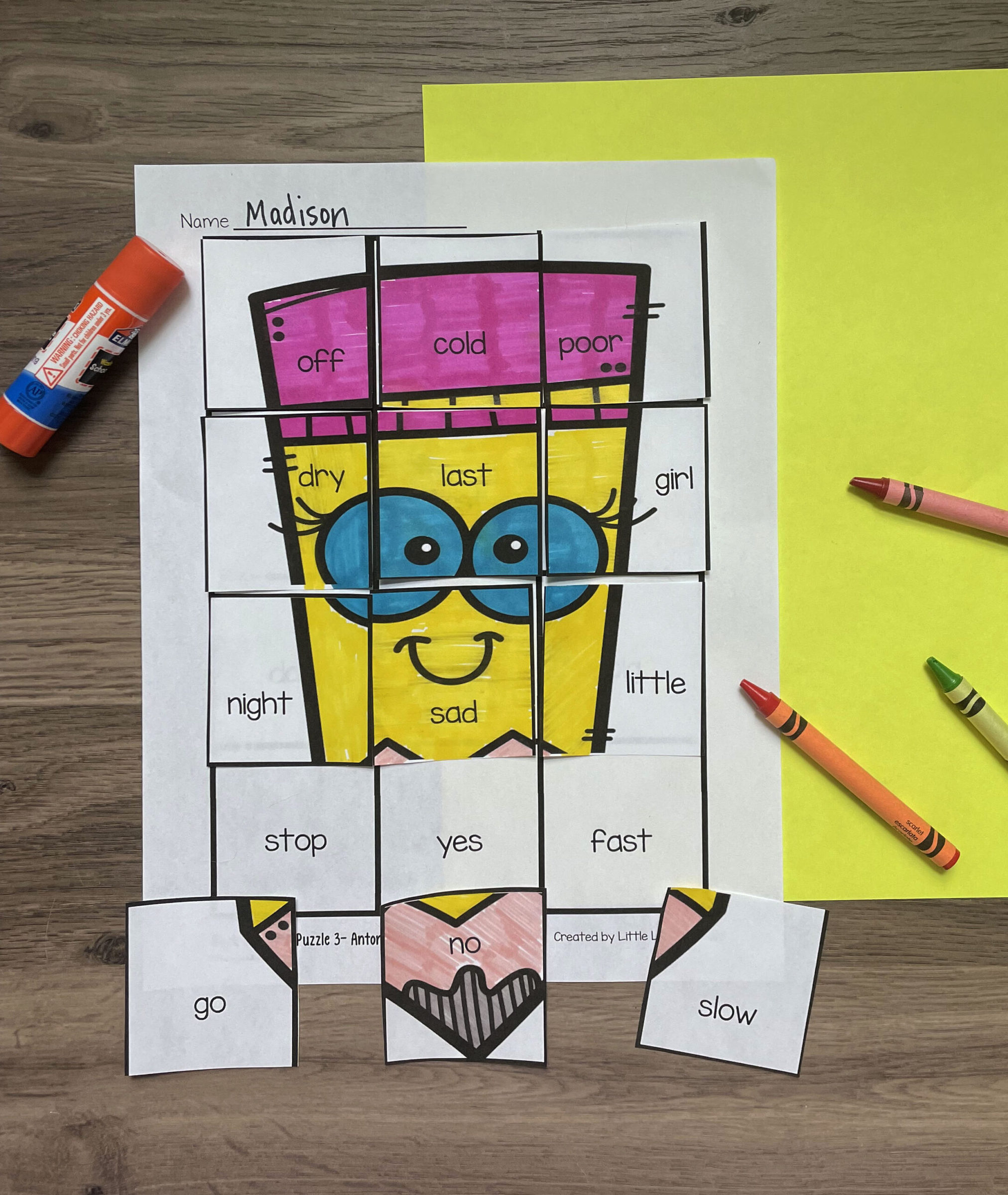 Back to School Grid Puzzles - Teaching Ideas Made Easy