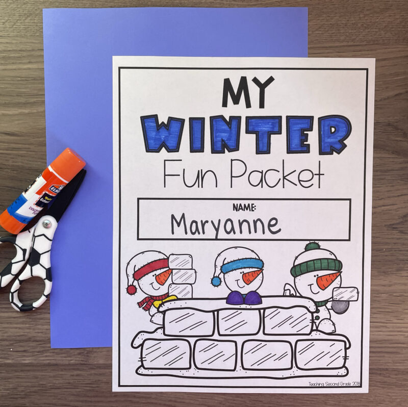 Winter Fun Packet - Teaching Ideas Made Easy