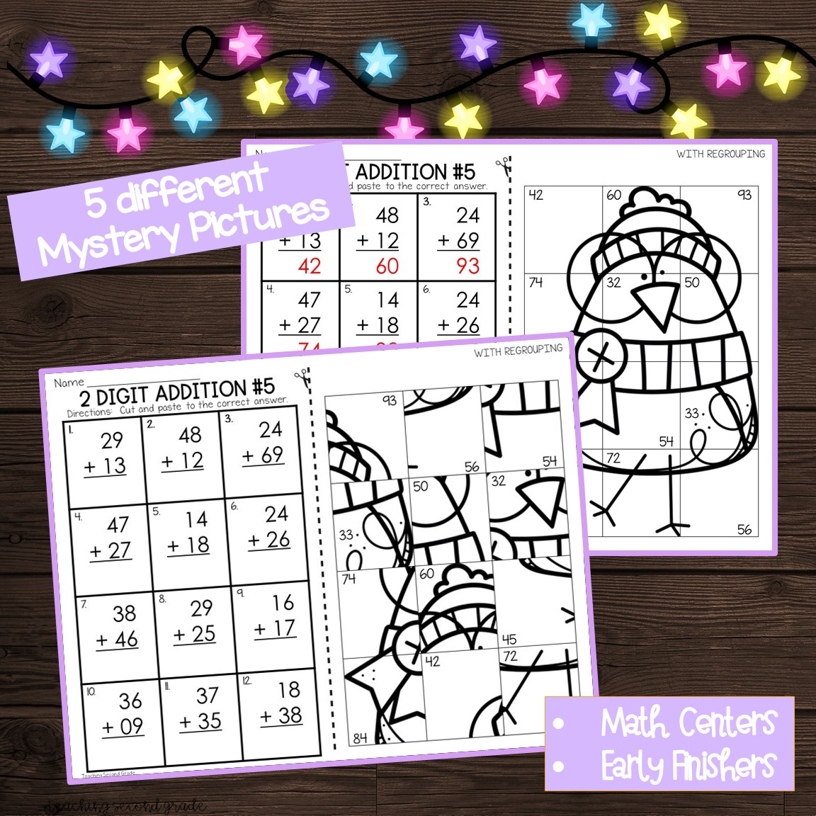 Winter Mystery Pictures - Teaching Ideas Made Easy