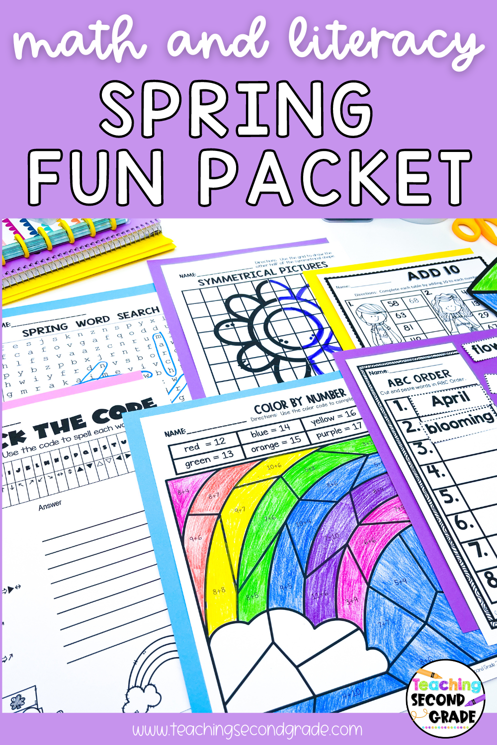Spring Fun Packet - Teaching Ideas Made Easy