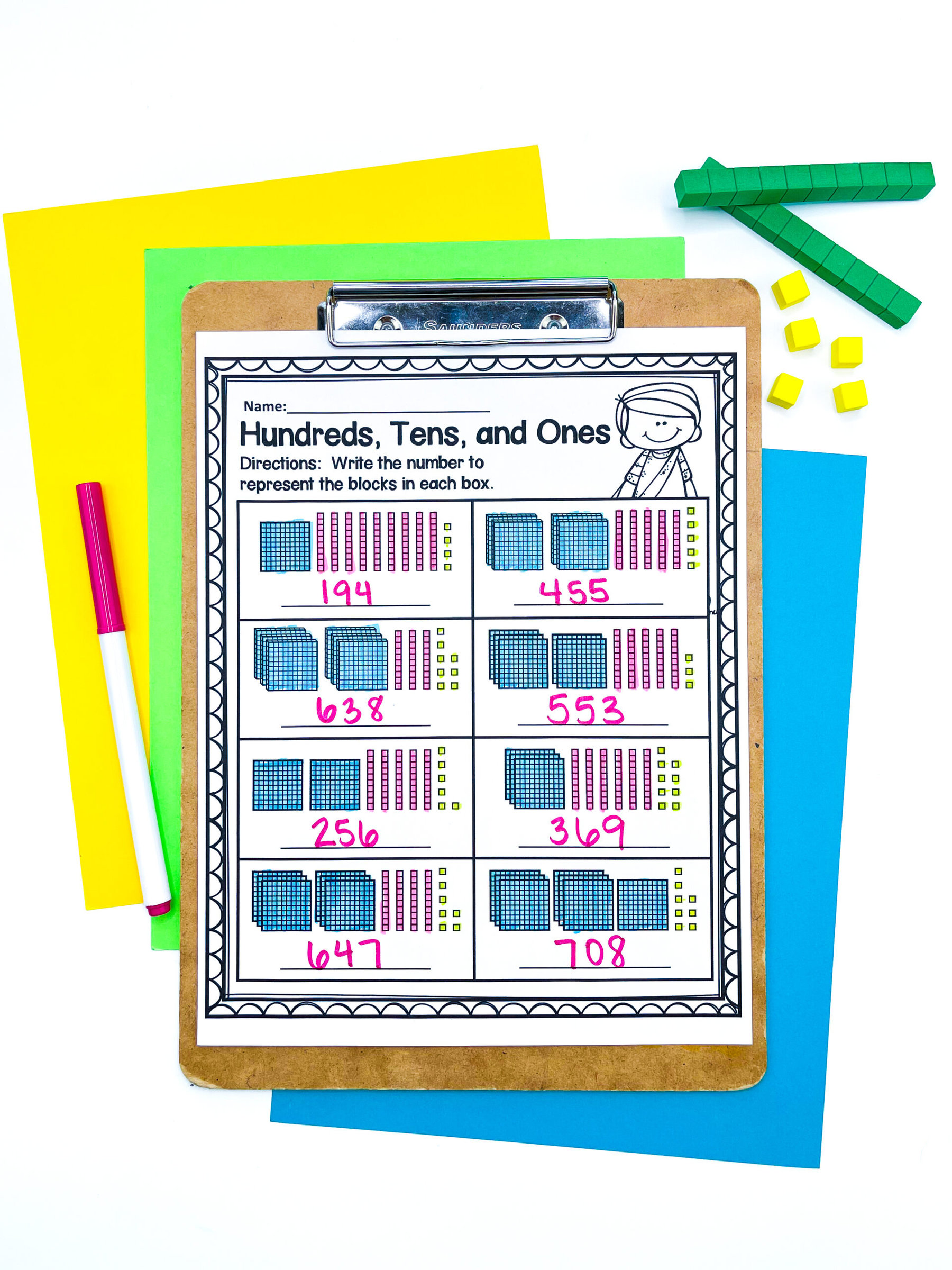 Place Value Worksheets - Teaching Ideas Made Easy