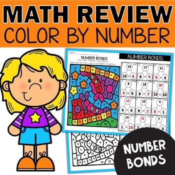 Number Bonds Addition Strategies Color by Code - Teaching Ideas Made Easy