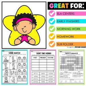 Grammar Worksheets with Verbs - Verb Tenses and Irregular Verbs ...