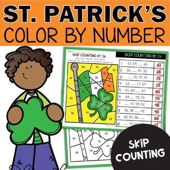 St. Patrick's Day Skip Counting Color by Code - Teaching Ideas Made Easy