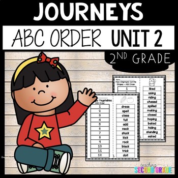 ABC Order Practice Unit 2 - Teaching Ideas Made Easy