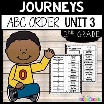 ABC Order Practice Unit 3 - Teaching Ideas Made Easy