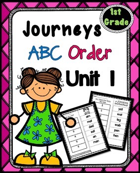ABC Order Cut and Paste Unit 1 - Teaching Ideas Made Easy