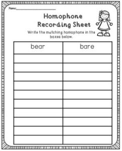 Homophones ELA Center - Teaching Ideas Made Easy