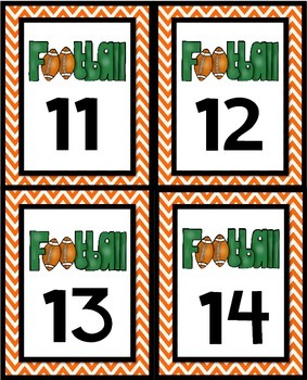Football Addition Facts Math Center - Teaching Ideas Made Easy