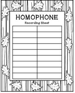 Homophones ELA Center - Teaching Ideas Made Easy