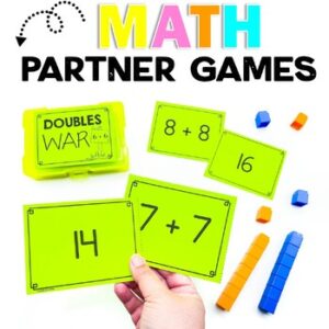 Doubles Facts Strategy Math Game for 1st and 2nd Grade - Teaching Ideas ...