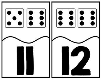 Counting to 20 Using Dice Math Puzzles - Teaching Ideas Made Easy