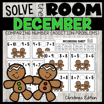 Greater Than Less Than Christmas Math Task Cards - Teaching Ideas Made Easy