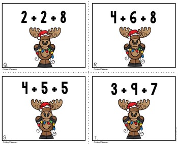 Adding 3 Number Christmas Make Ten Strategy - Teaching Ideas Made Easy