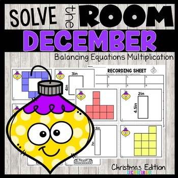 Christmas Area Math Task Cards - Teaching Ideas Made Easy