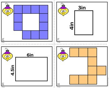 Christmas Area Math Task Cards - Teaching Ideas Made Easy