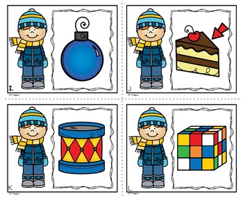 Winter 3D Shapes Math Task Cards - Teaching Ideas Made Easy