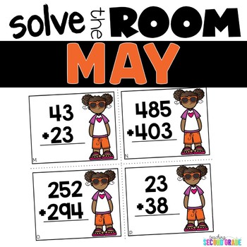 2 and 3 Digit Addition Math Task Cards - Teaching Ideas Made Easy