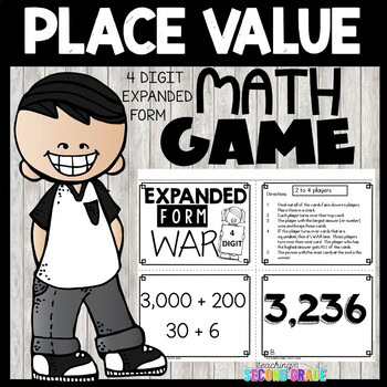 4 Digit Expanded Form Math Game - Teaching Ideas Made Easy