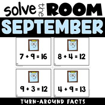 Turn Around Facts Math Task Cards - Teaching Ideas Made Easy