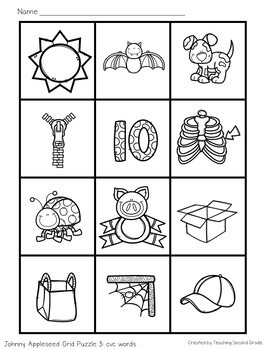 Johnny Appleseed Mystery Pictures - Teaching Ideas Made Easy