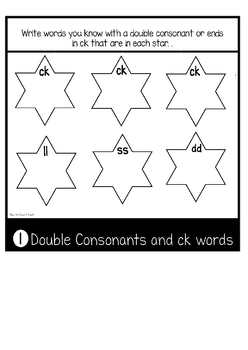 Double Consonants Flip Book - Teaching Ideas Made Easy