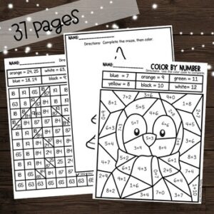 Busy Work Packets for First and Second Grade - Teaching Ideas Made Easy