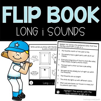Long Vowel Sounds Flip Book - Teaching Ideas Made Easy
