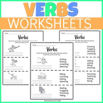Verbs Worksheets for 1st and 2nd Grade - Teaching Ideas Made Easy