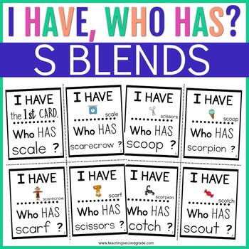 I Have Who Has S Blends - Teaching Ideas Made Easy