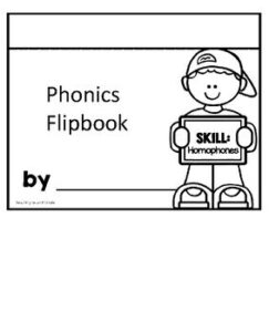 Flip Book with Homophones - Teaching Ideas Made Easy