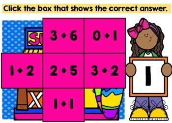 Google Slides™ Addition Facts Mystery Pictures for Summer - Teaching ...