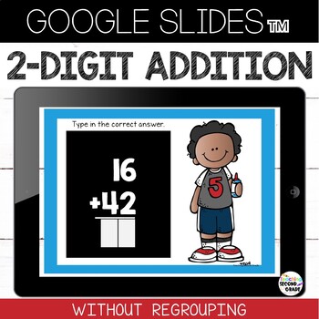 2 Digit Addition without Regrouping {Back to School} Google Slides ...