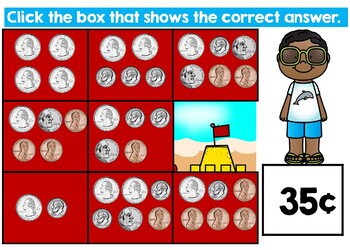 Counting Money Google Slides™ {quarter, dimes, nickels, pennies ...