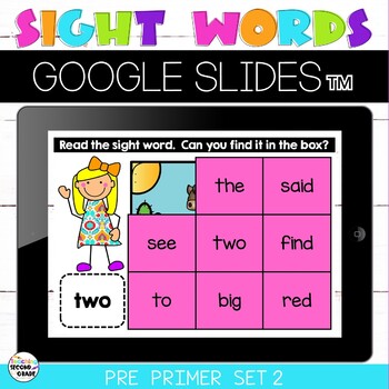 Sight Words Pre Primer Set 2 {Kindergarten} Mystery Pictures Google ...