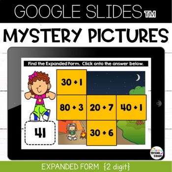 Expanded Form {2 digit} Google Slides™ Mystery Pictures - Teaching ...