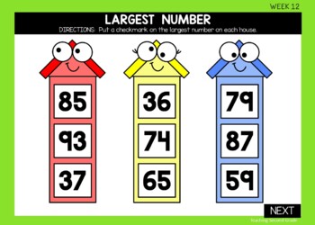 Digital Morning Work Math for Google™ Classroom 2nd Grade Week 12 ...