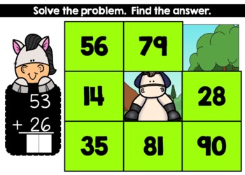 2 Digit Addition and Subtraction without Regrouping Google Slides ...