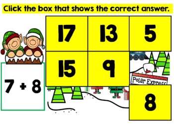 The Polar Express Google Slides™ Math Activities Mystery Pictures ...