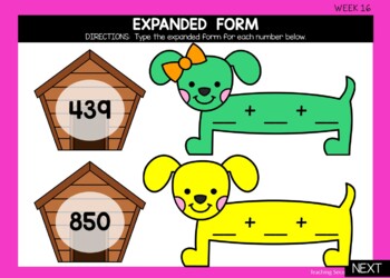 Digital Morning Work Math for Google™ Classroom 2nd Grade Week 16 ...