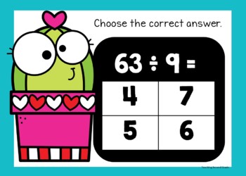 Valentines Day Google Slides™ Division Facts Practice Set 2 - Teaching ...