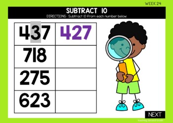 Digital Morning Work Math for Google™ Classroom 2nd Grade Week 24 ...