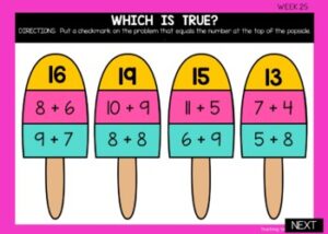 Digital Morning Work Math for Google™ Classroom 2nd Grade Week 25 ...