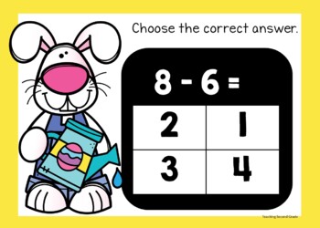 Easter Subtraction Google Slides™ Facts Practice Set 1 Google Classroom ...