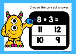 Spring Math Google Slides™ Addition Facts Practice Set 1 - Teaching ...