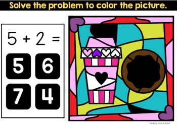 Google Classroom Addition Subtraction Google Slides Valentine's Day ...