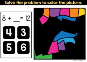 Missing Addends Google Slides Valentine's Day for Google Classroom ...