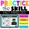 Fact Families Addition and Subtraction Google Slides Digital Task Cards ...